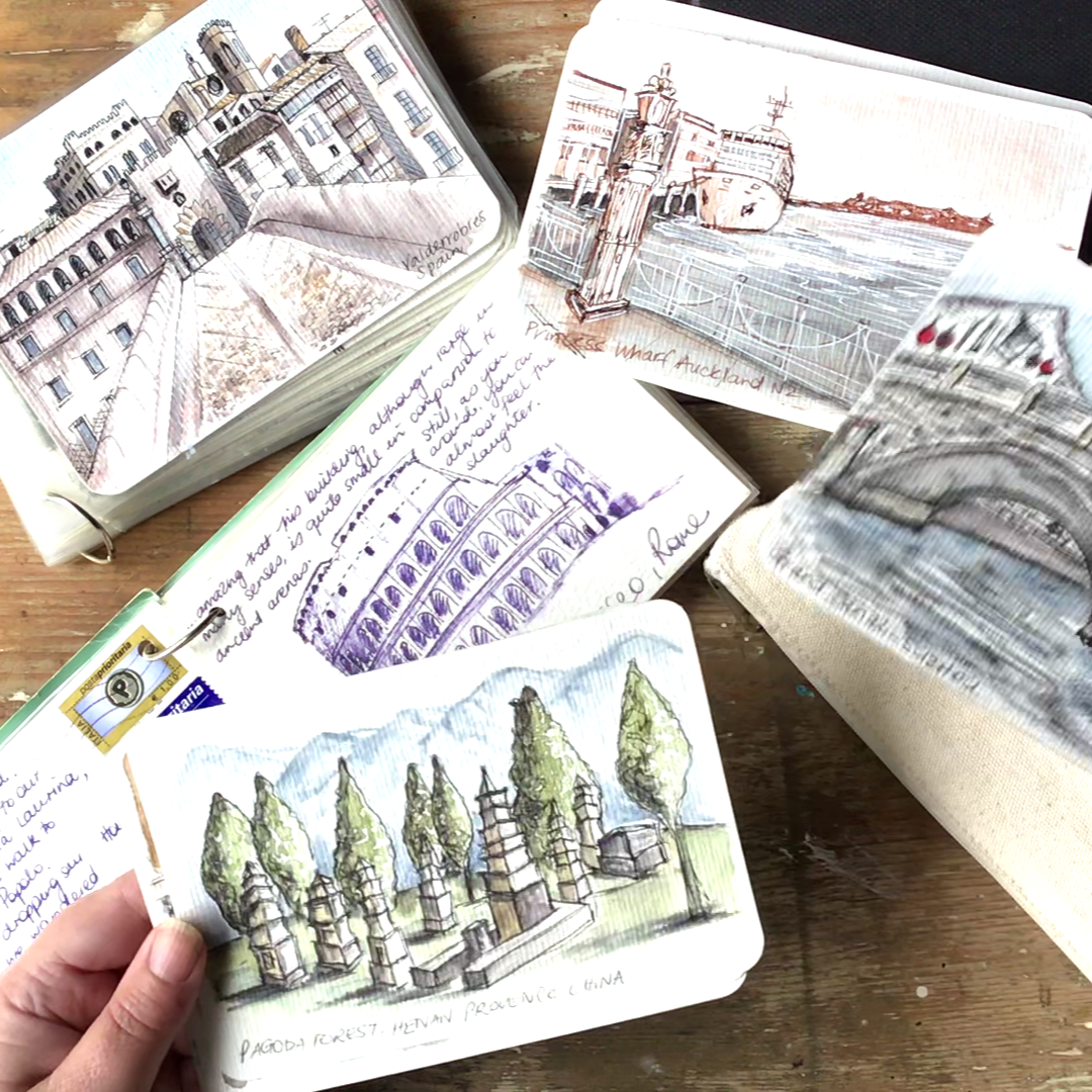 Travel Postcards - Online Tutorial | HOUSE OF JULES ART STUDIO - MILTON